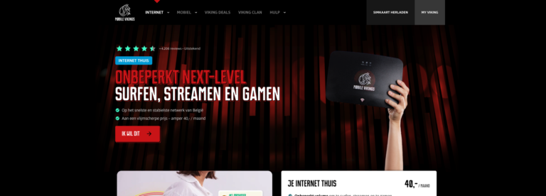 Mobile Vikings Review - Internet providers vergelijken
